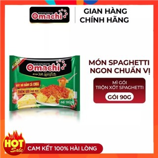 Mì trộn Omachi xốt spaghetti lốc 5 gói x 90g | Shopee Việt Nam
