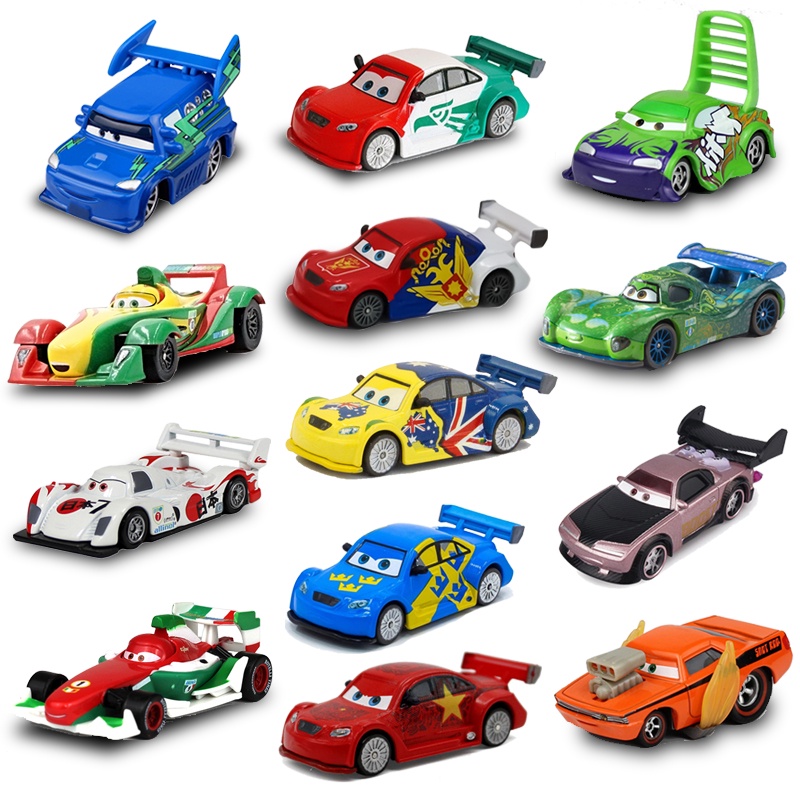 Pixar cars 2 3 lightning mcqueen mater jackson storm ramirez hợp kim ...