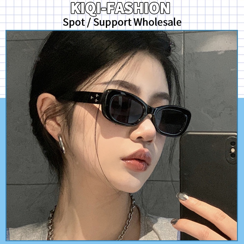 (KIQI-FASHION) COD Kính Mát Gọng Nhỏ Y2K Chống Tia Cực Tím Cao Cấp ...