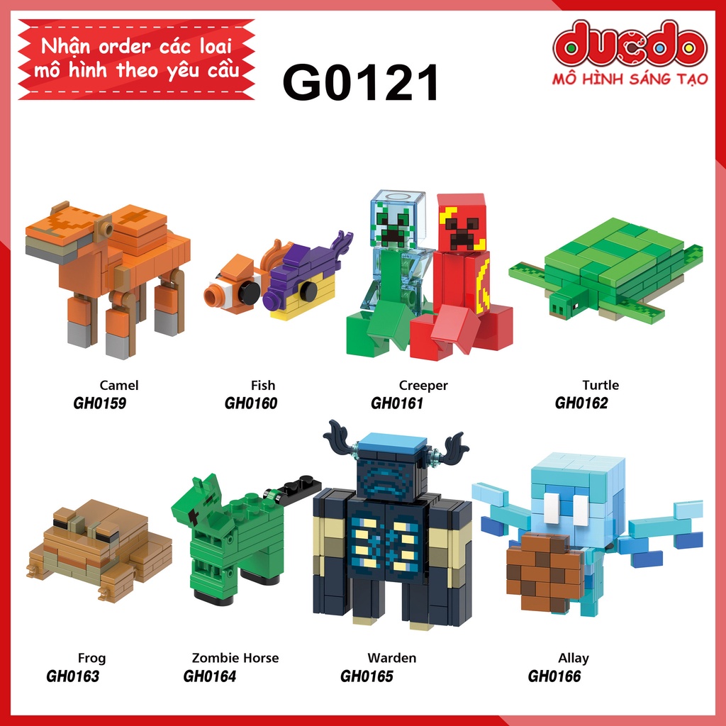 Minifigures các nhân vật Minecraft - Đồ chơi Lắp ghép Xếp hình Mini Mô ...