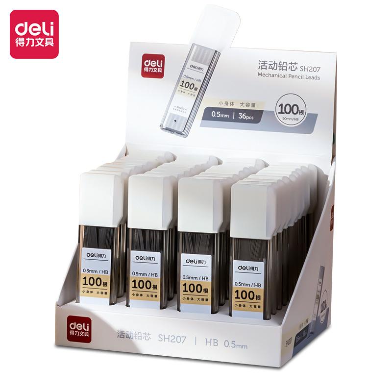 HỘP 100 NGÒI CHÌ KIM DELI, NGÒI CHỈ DELI HB 0,5MM | Shopee Việt Nam