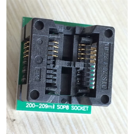Đế chép ROM 8 chân to ,Socket , Adapter 25Xxx (200 208 mil) | Shopee ...