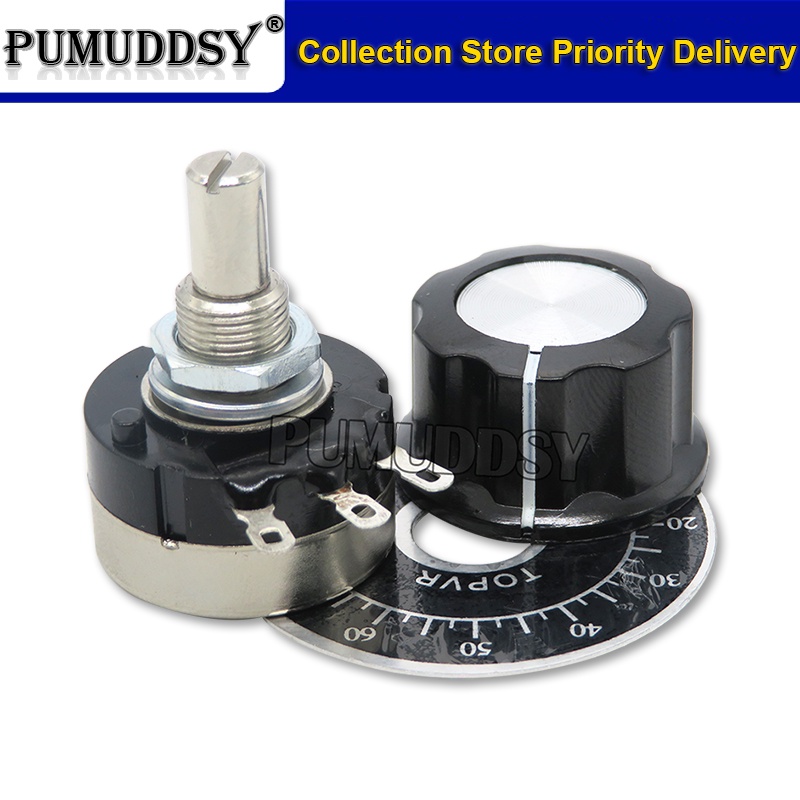 1 Bộ (3 Cái) Chiết Áp RV24YN20S 1K 2K 5K 10K 50K 100K 500K Ohm Kèm Núm ...