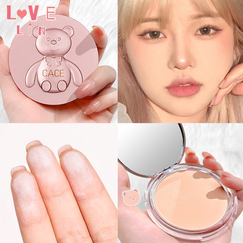 [lovelin] Phấn Phủ Dạng Nén Cố Định Lớp Trang Điểm Mềm Mại Kiềm Dầu ...
