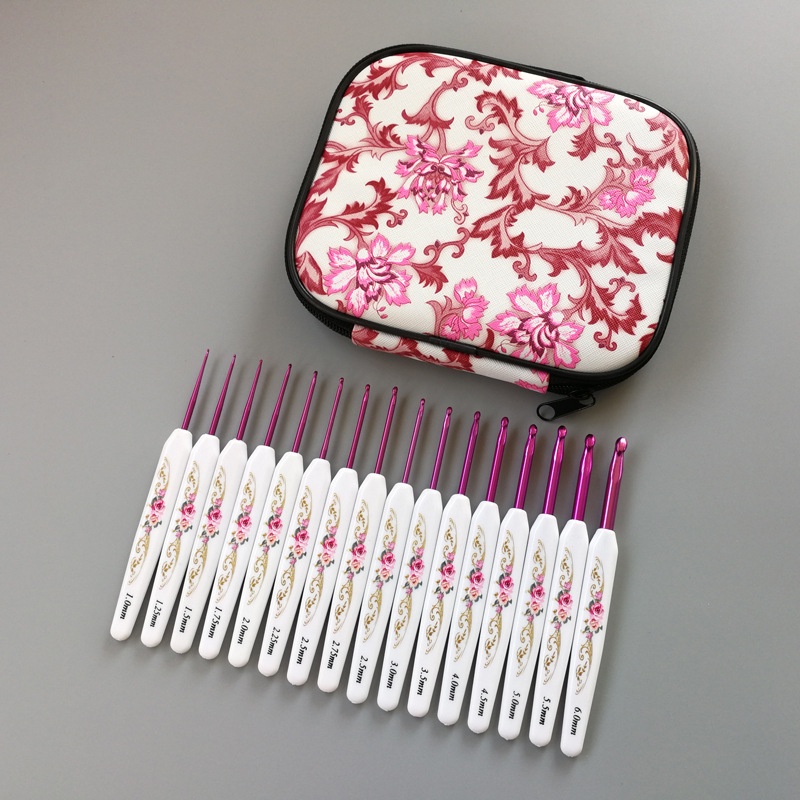 Set 8 / 16 Kim Đan Len Tay Cầm Nhựa ABS Dày Dặn | Shopee Việt Nam