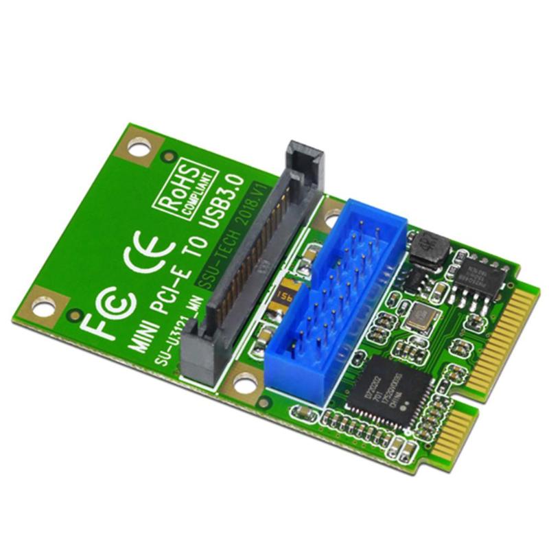Mini pci-e express to usb 3.0 19pin 20pin expansion header card giao ...