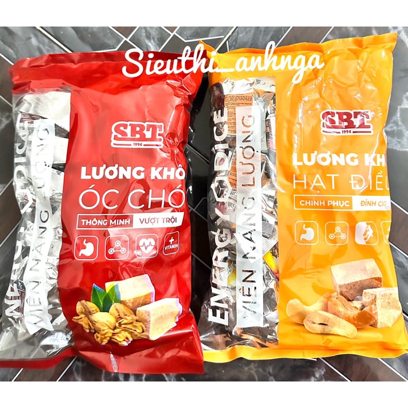 [DATE MỚI] Lương khô Energy Dice viên năng lượng 6 Vị Túi 285g-500g ...