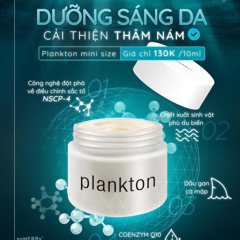 MINI Kem face plankton Mờ Nám Trắng Da 10ml | Shopee Việt Nam
