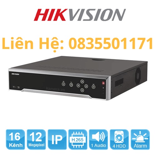 [HCM] Đầu ghi hình camera IP 16 kênh H.265 HIKVISION DS-7716NI-I4(B ...