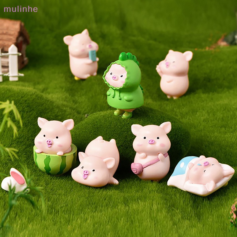 Mô Hình Chú Heo Mini Dễ Thương Dùng Trang Trí Tiểu Cảnh | Shopee Việt Nam