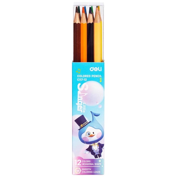 Bộ 12 Bút Chì Màu Little Singer - Deli EC117-12 | Shopee Việt Nam