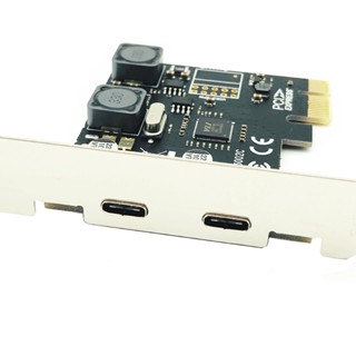 Pcie usb add on card pci express x1 to usb 3.0 5gbps 2-port type c ...