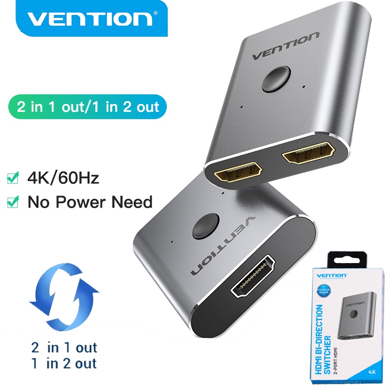Vention Bộ Chuyển Đổi HDMI 2.0 4K 2 Trong 1 Cho PS4 / 5 TV Box | Shopee ...