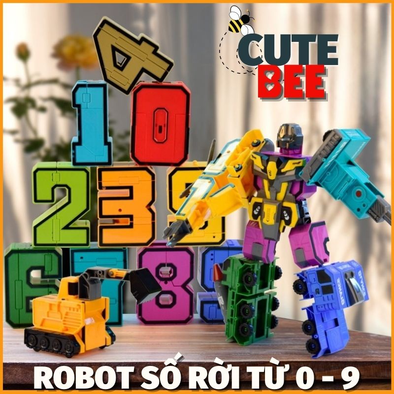 ROBOT SỐ biến hình ô tô, xe tăng, máy bay cỡ lớn - 5 số ráp thành 1 ...