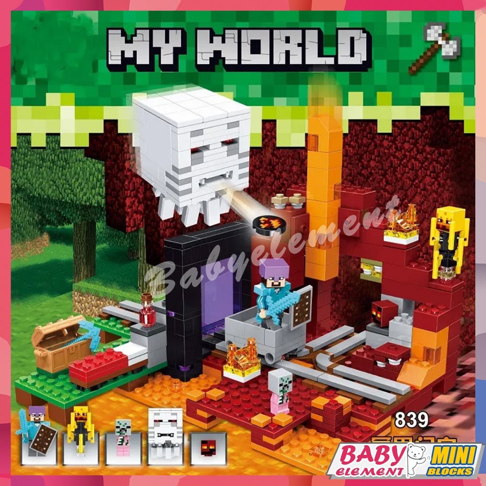 Đồ chơi trẻ em Mô Hình Lắp Ráp Minecraft The Nether 21143 | Shopee Việt Nam