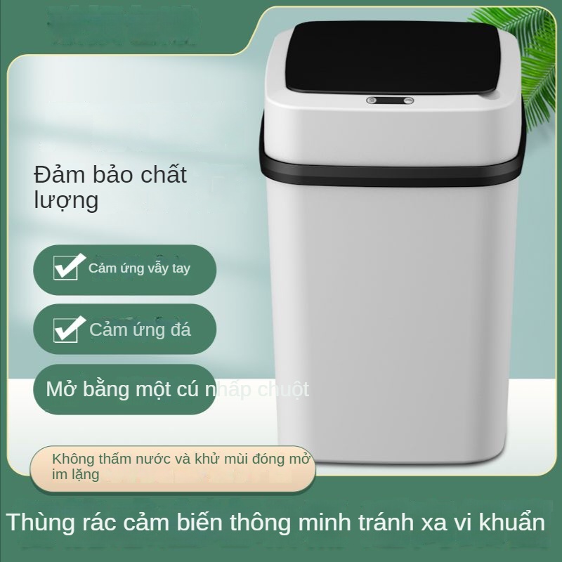 Thùng Rác Thông Minh Tự Động Có Nắp Đậy Tiện Dụng | Shopee Việt Nam