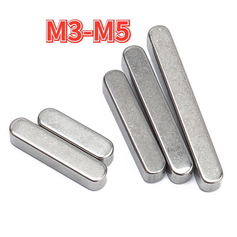 [XJK] 304 chốt chìa khóa phẳng bằng thép không gỉ GB1096 loại A-loại chìa khóa khe cắm chốt góc ...