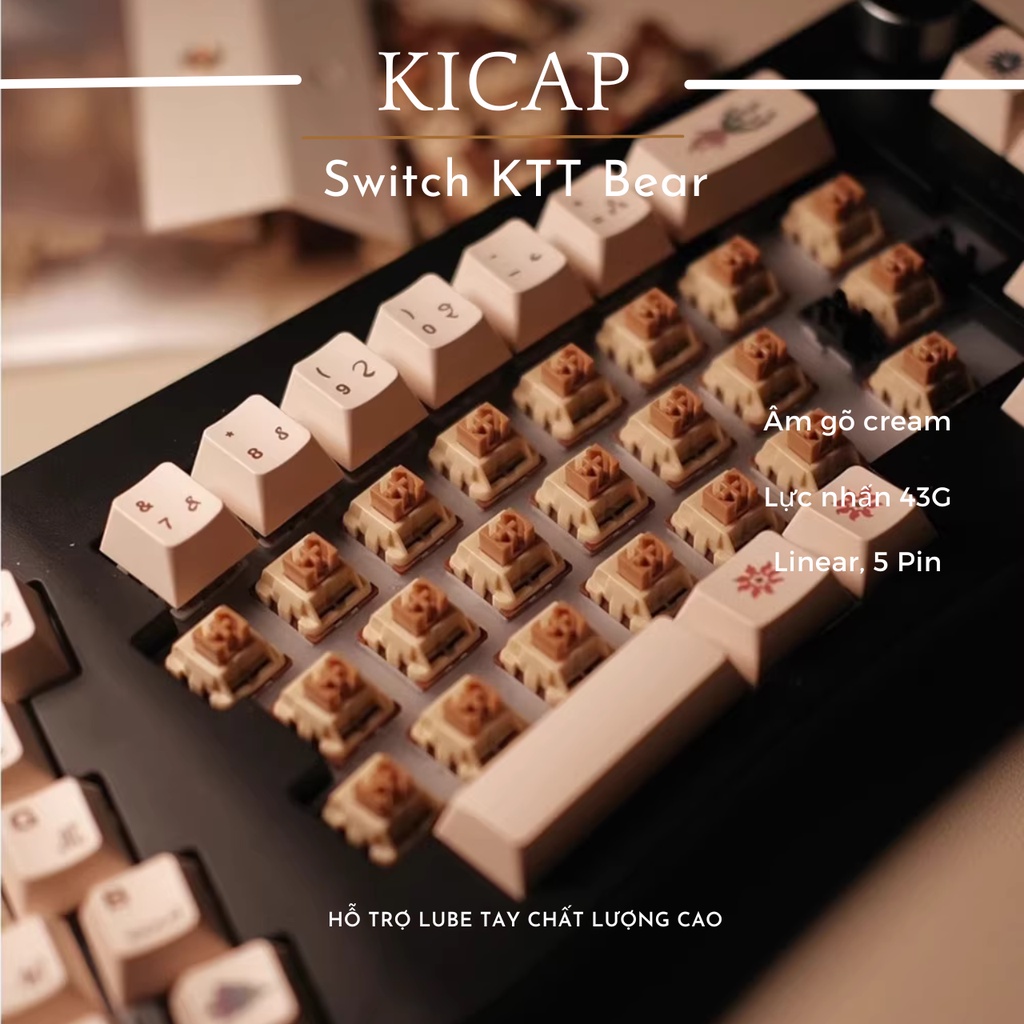 Switch KTT Bear - Linear - âm creamy | Shopee Việt Nam