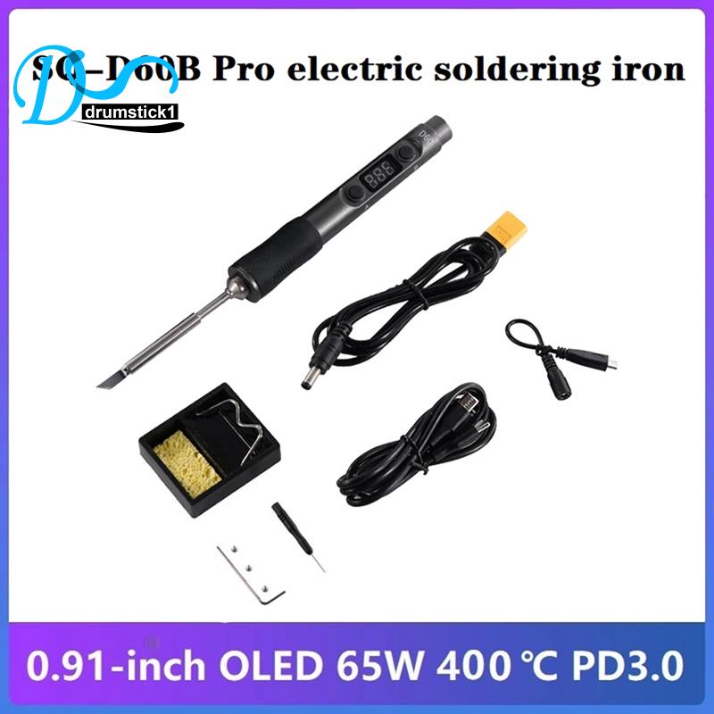 Mỏ Hàn Điện SQ-D60B Pro 65W 400 °C Mỏ Hàn Điều Chỉnh Nhiệt Độ PD3.0 ...
