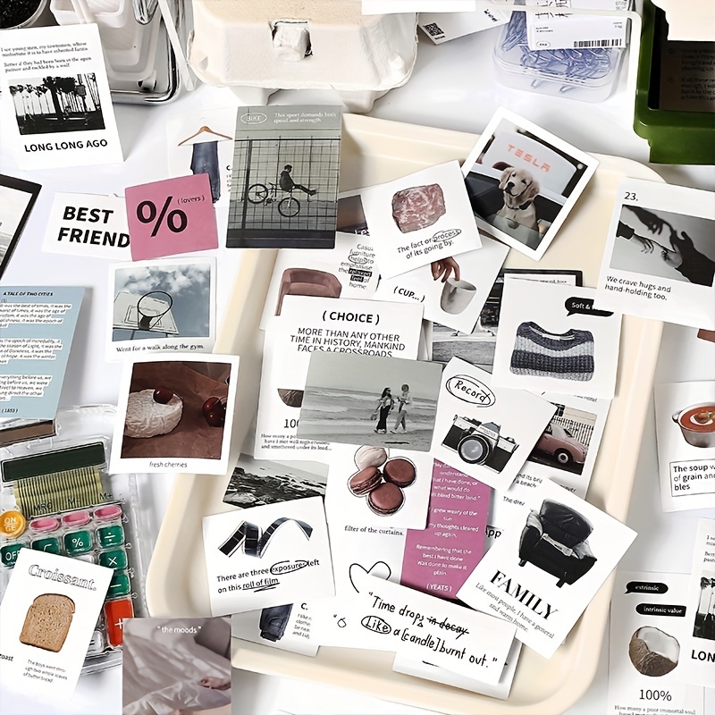 Set 40 Sticker Giấy Ghi Nhớ Hình Bãi Biển Phong Cách Retro | Shopee ...