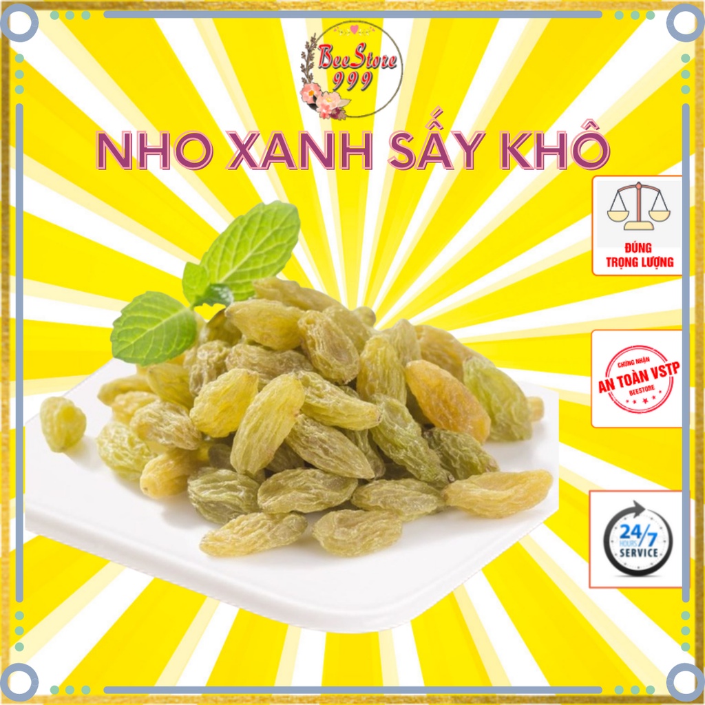 Nho Xanh Sấy Khô Loại Ngon Loại Một 1 KG | Shopee Việt Nam