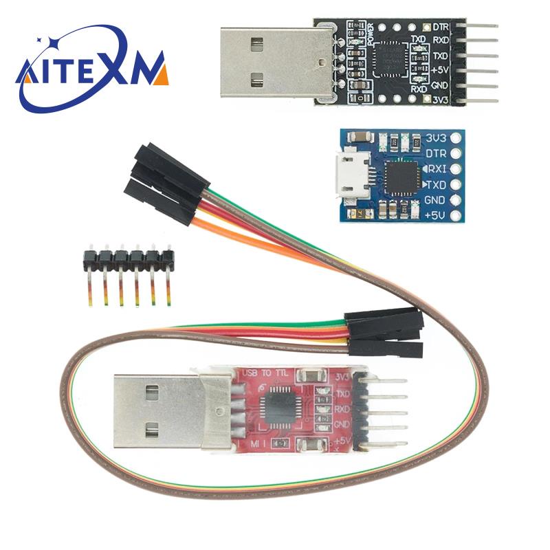 Mô Đun Chuyển Đổi CP2102 USB 2.0 Sang UART TTL 5PIN Ftc FT232 CH340 PL2303 CP2102 MICRO USB Cho ...