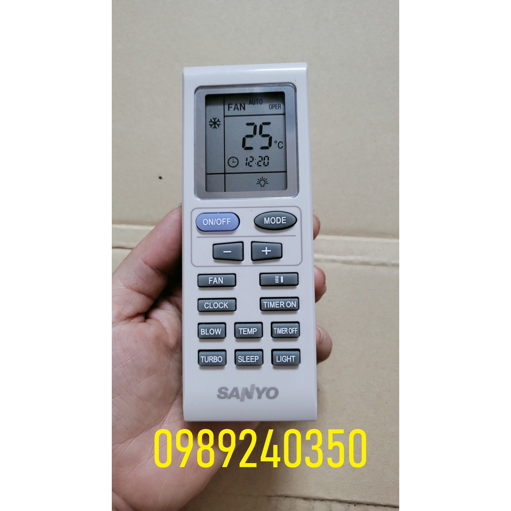 Remote điều khiển điều hòa máy lạnh SANYO chính hãng | Shopee Việt Nam