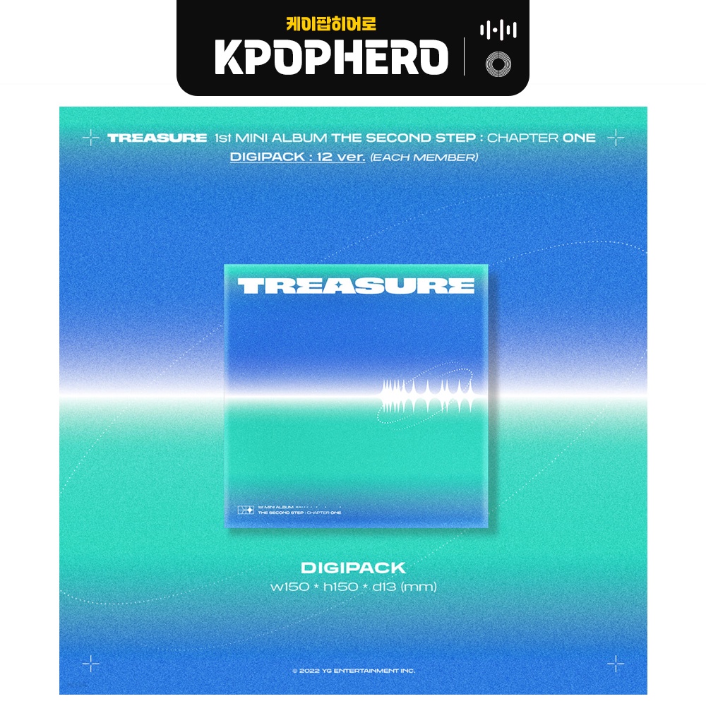 TREASURE - 1st Mini Album [THE SECOND STEP : CHAPTER ONE]] Digipack Ver ...