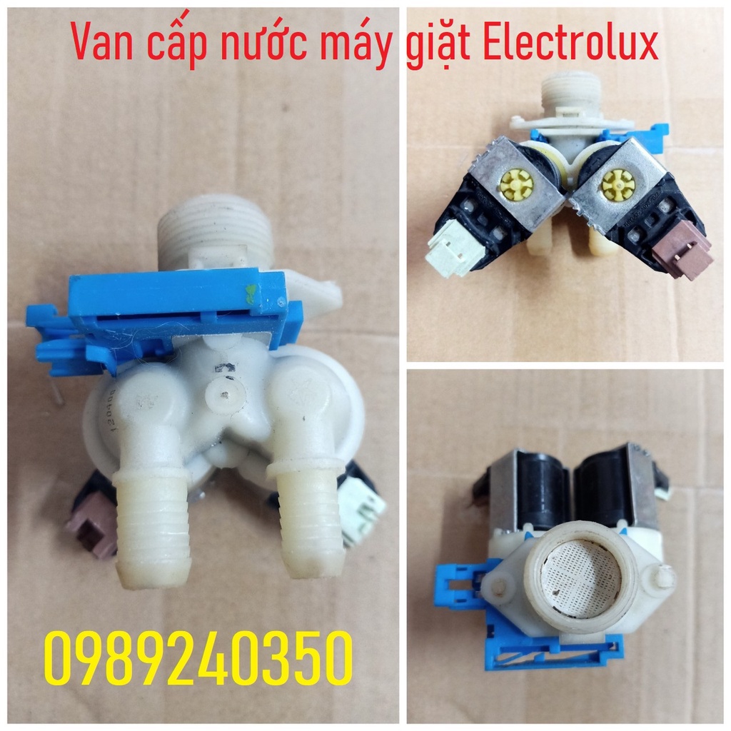 Van cấp nước đôi máy giặt Electrolux EWF 10932, 12732, 12732S hàng tháo ...