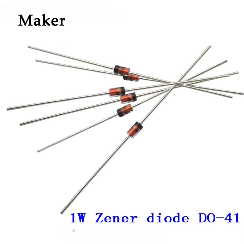 Set 20 Đi Ốt Zener Diode 3.3V ~ 22V DO-41 1W 1N4728~1N4748 1N4729 1N4730 1N4731 1N4732 1N4733 ...
