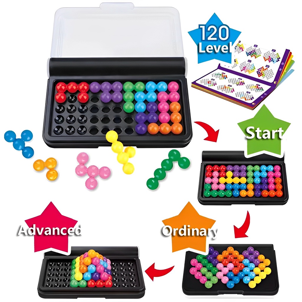 Iq Set 120 Đồ Chơi Kích Thích Trí Não 3d Cho Trẻ Em Và Người Lớn ...
