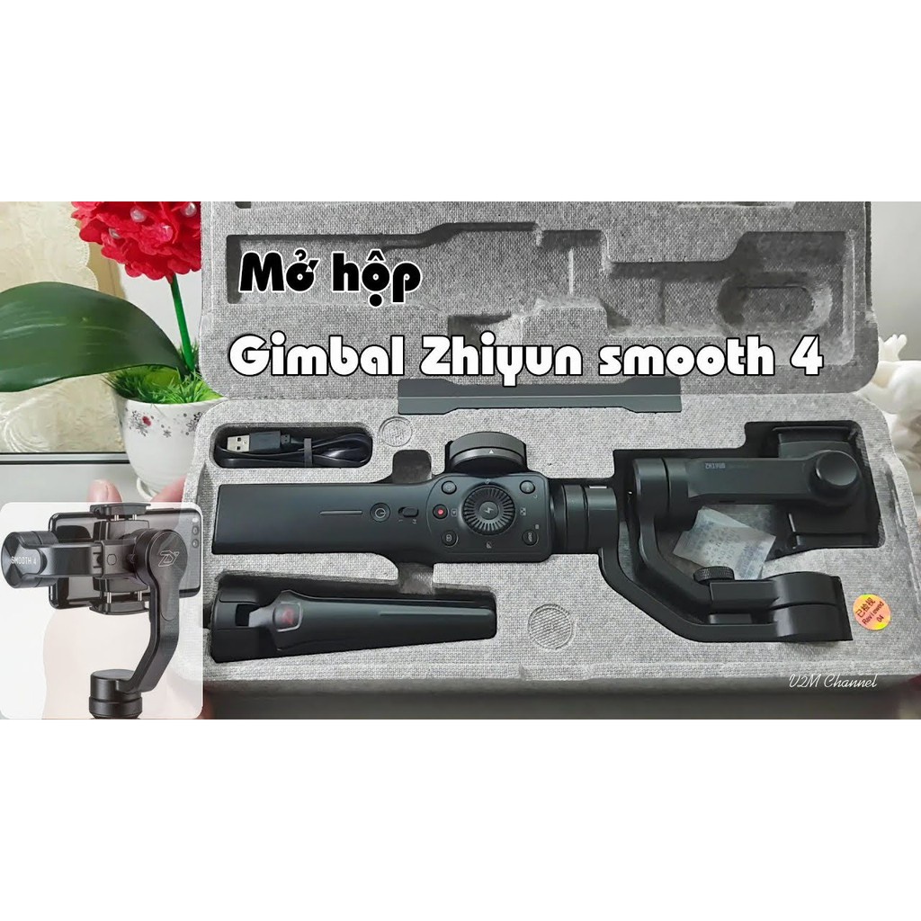 Gimbal cầm tay chống rung cho điện thoại Zhiyun Smooth 4 - Huco Việt Nam | Shopee Việt Nam