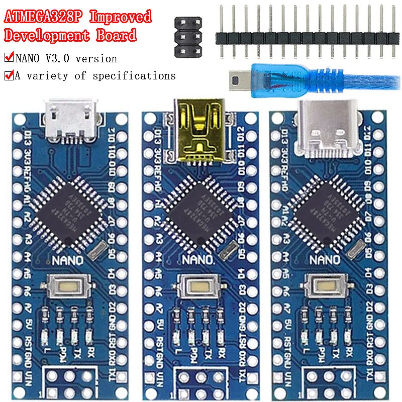 Bộ Điều Khiển Tải Trọng Nano 3.0 Mini / Type-C / Micro USB Cho arduino ...