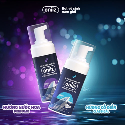 Bọt vệ sinh Oniiz Classic, Perfume Dung dịch tạo bọt (100ml) dành cho ...