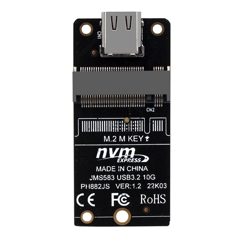 Bộ chuyển đổi usb nvme nvme sang usb 3.1 loại c 10gbps riser m2 pcie ...