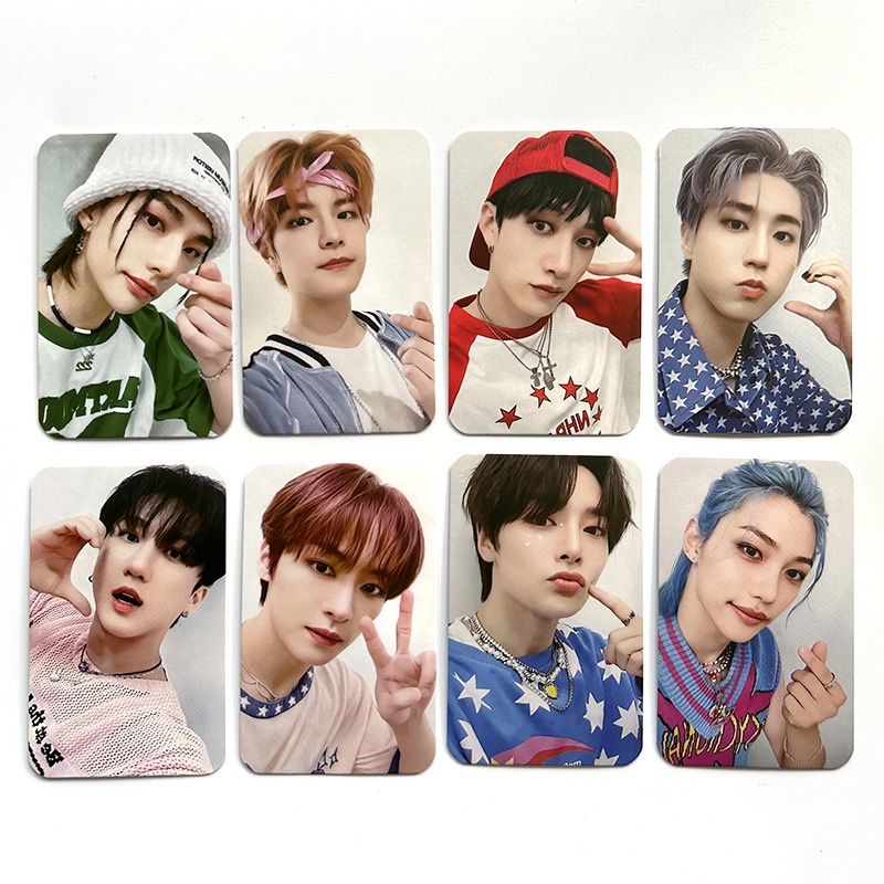 8 cái / bộ stray kids 5-star album photocards straykids lomo cards ...