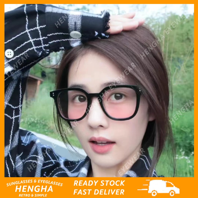Kính Mát Gọng Vuông Màu Hồng Gradient Thời Trang Hàn Quốc | Shopee Việt Nam