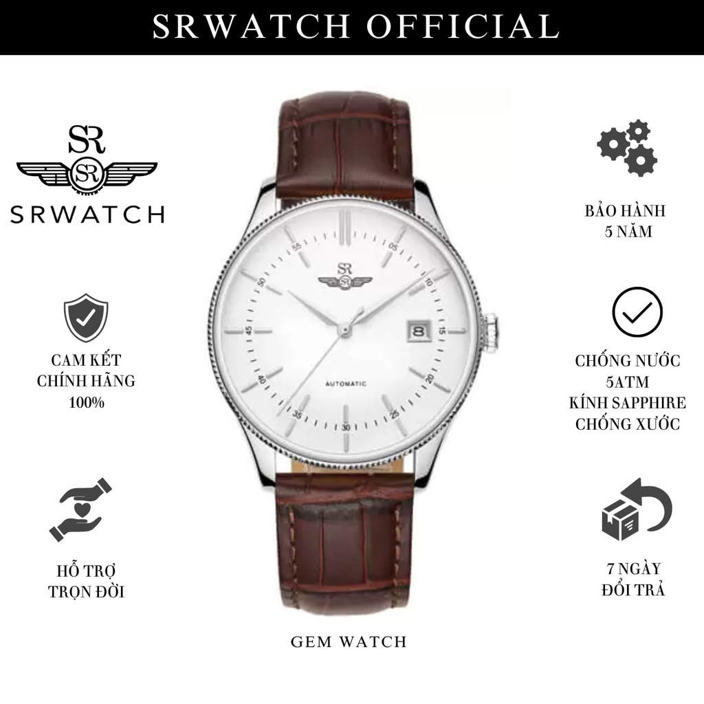 Đồng Hồ Nam SRWATCH SG8886.4102AT Kính Sapphire - Chính Hãng Bảo Hành 5 ...