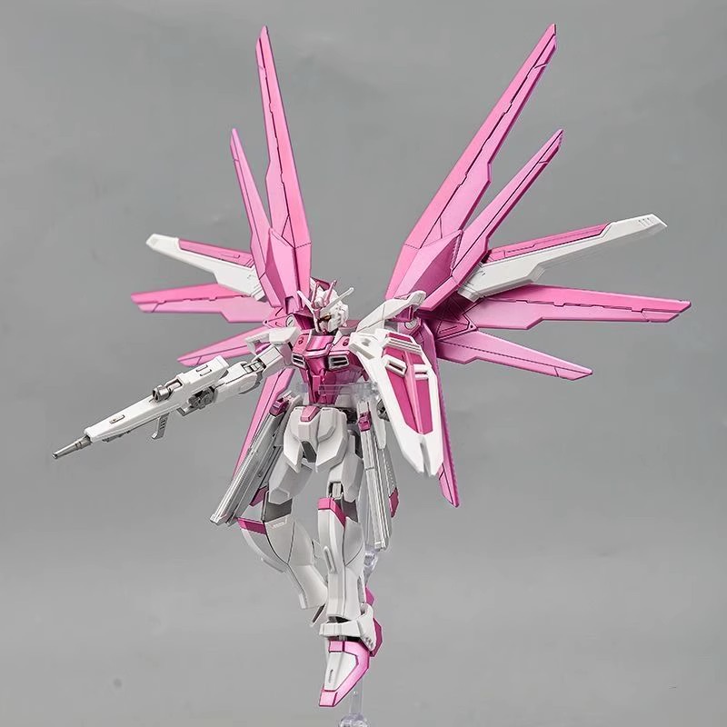 Mô hình lắp ráp Gundam HG Freedom Sakura Fighter Revive 192A Pink Hồng ...