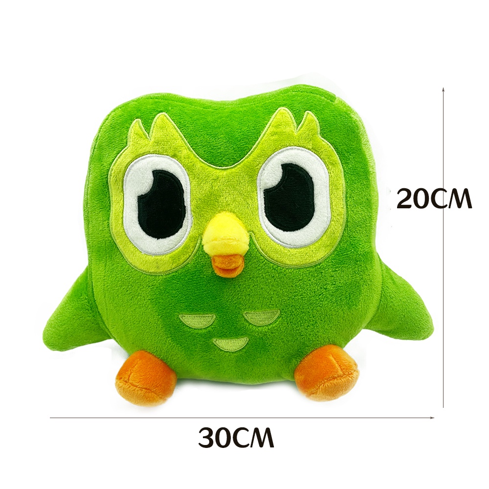 Thú nhồi bông Rytanda hình con cú Duolingo xanh lá - phiên bản kỷ niệm ...