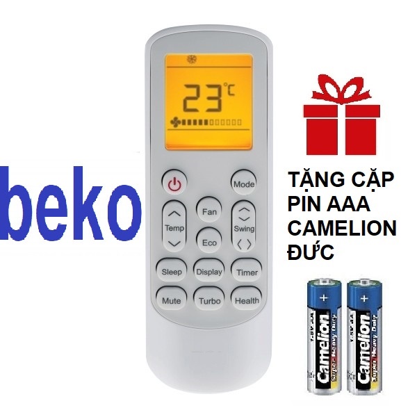 Remote máy lạnh BEKO - Điều khiển điều hòa BEKO - Remote điều hòa BEKO ...