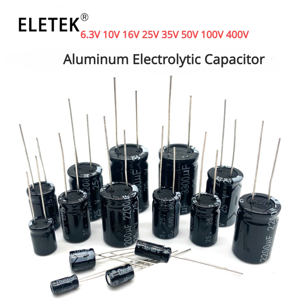 Tụ Điện Phân Nhôm 6.3V 10V 16V 25V 35V 50V 100V 400V 10UF 100UF 220UF 330UF 470UF 680UF | Shopee ...