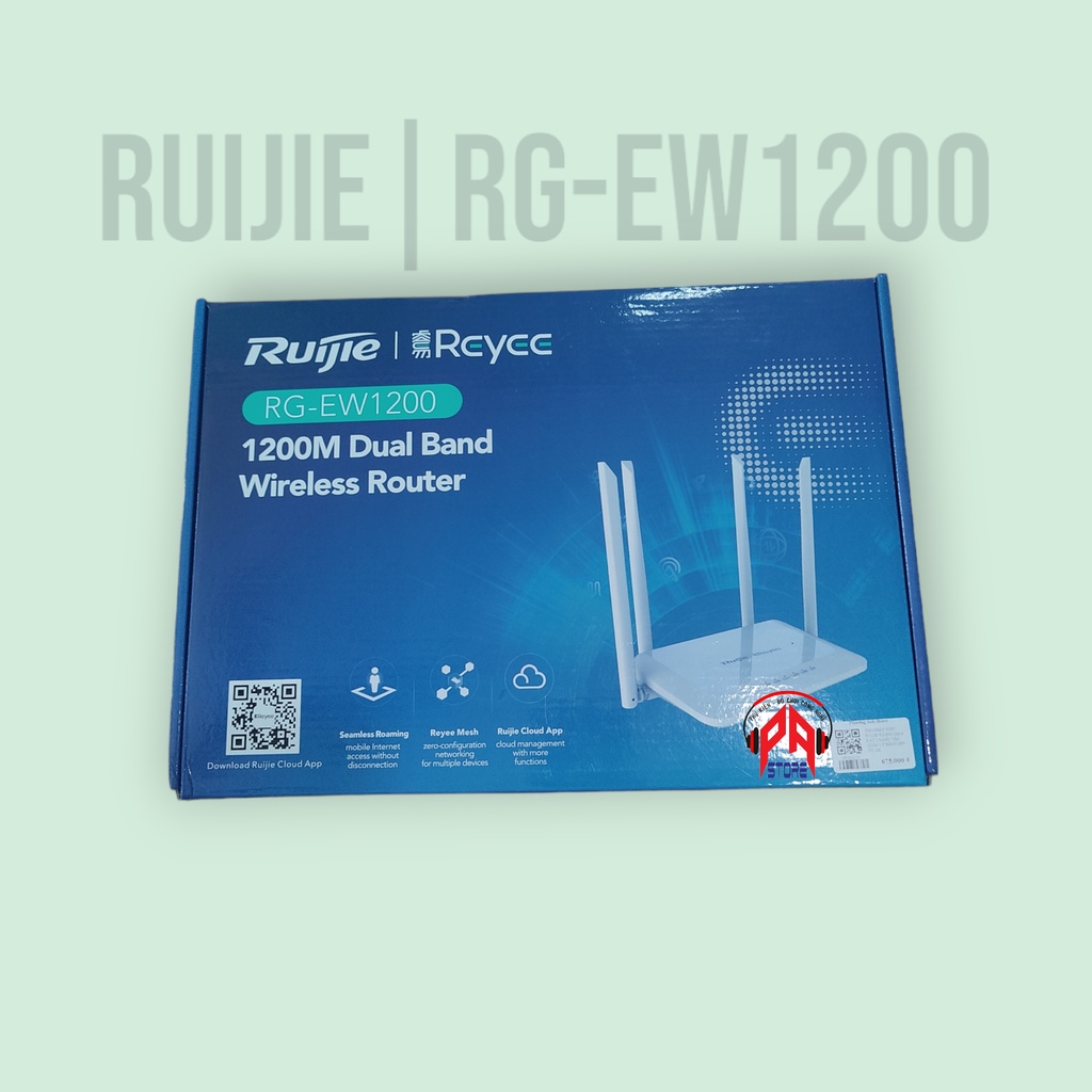 THU PHÁT WIFI RUIJIE RG EW1200 4 RÂU 2 BĂNG TẦN QUẢN LÝ BẰNG APP TỪ XA ...