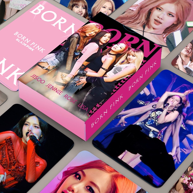 55 Cái / hộp BP World Tour BORNPINK Photocards Buổi Hòa Nhạc Lomo Cards ...