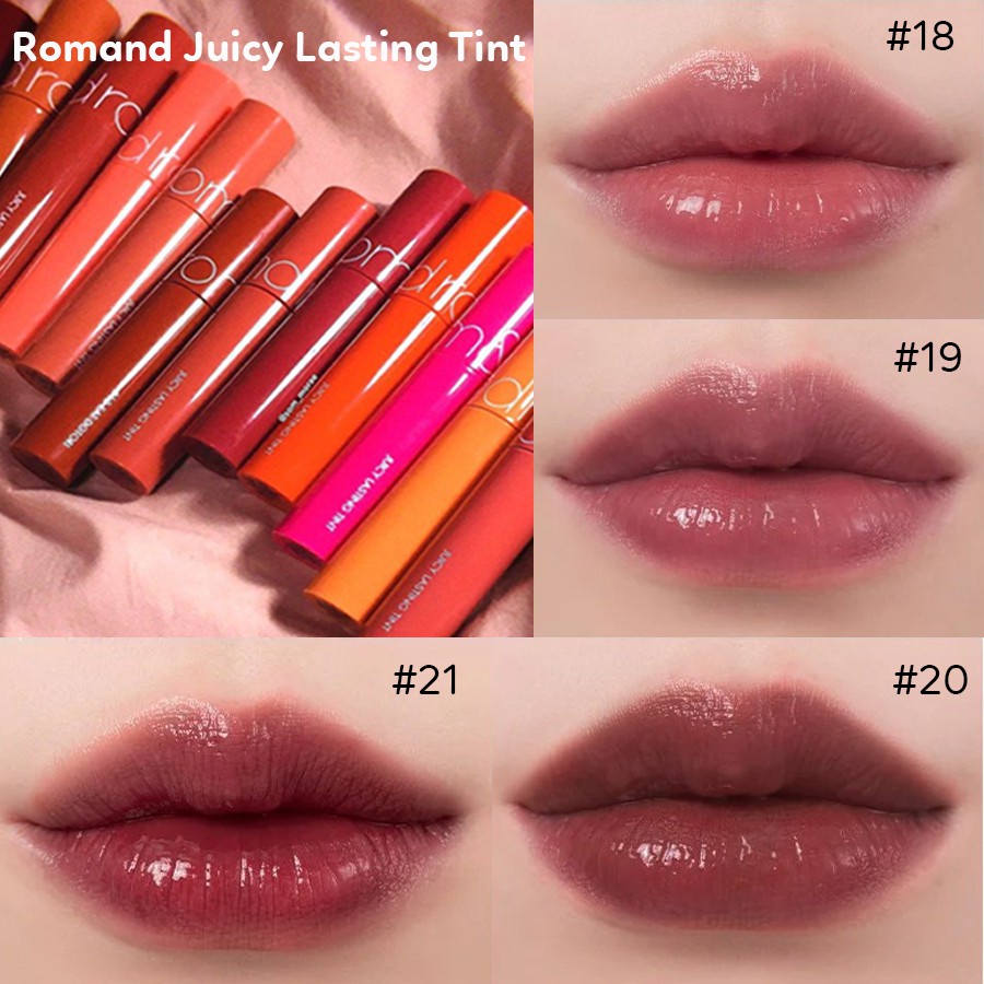 Son bóng Romand Juicy Lasting Tint Juice Lasting Tint | Shopee Việt Nam