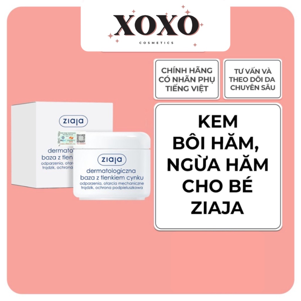 Kem bôi hăm Kẽm oxit Ziaja 13% Ziaja Dermatological Base with Zinc ...