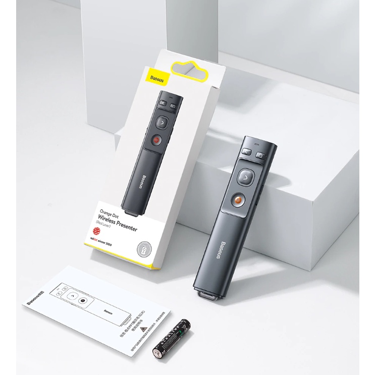 Bút Laser Trình Chiếu Bluetooth Baseus Orange Dot Wireless Presenter ...