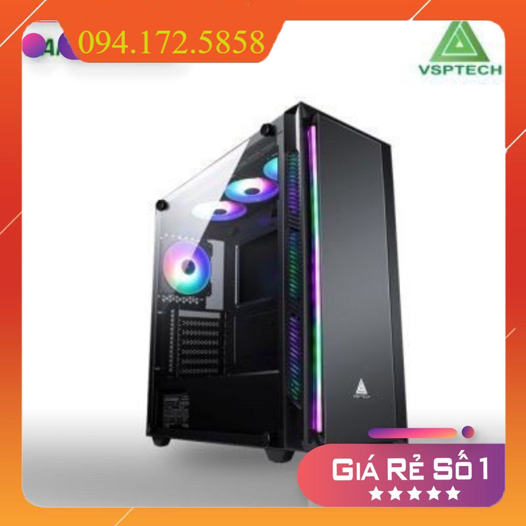 Vỏ Case Gaming VSPTECH 900G (No Fan) - Mặt Hông Kính Cường Lực - Hỗ Trợ ...