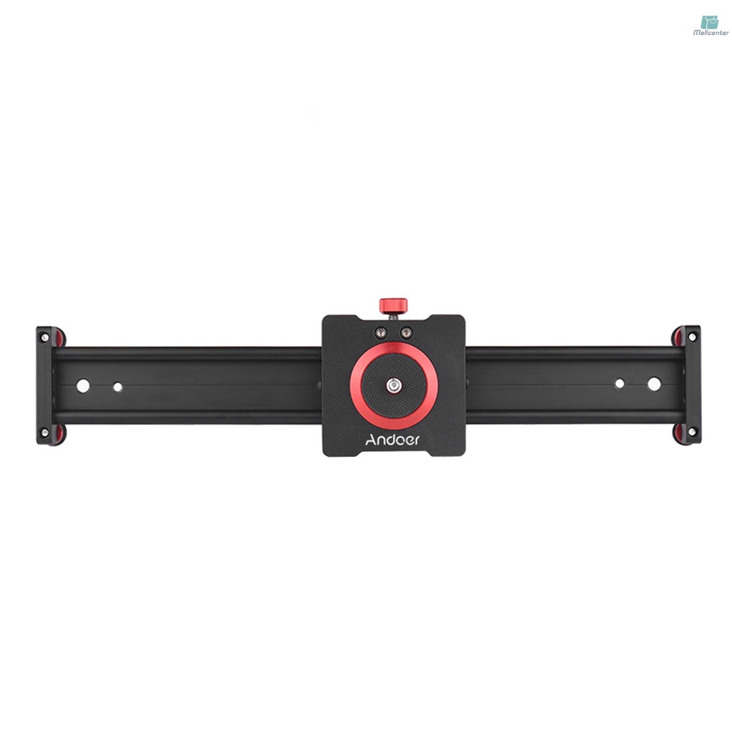 Andoer 50cm/20inch Aluminum Alloy Camera Track Slider Video Stabilizer ...