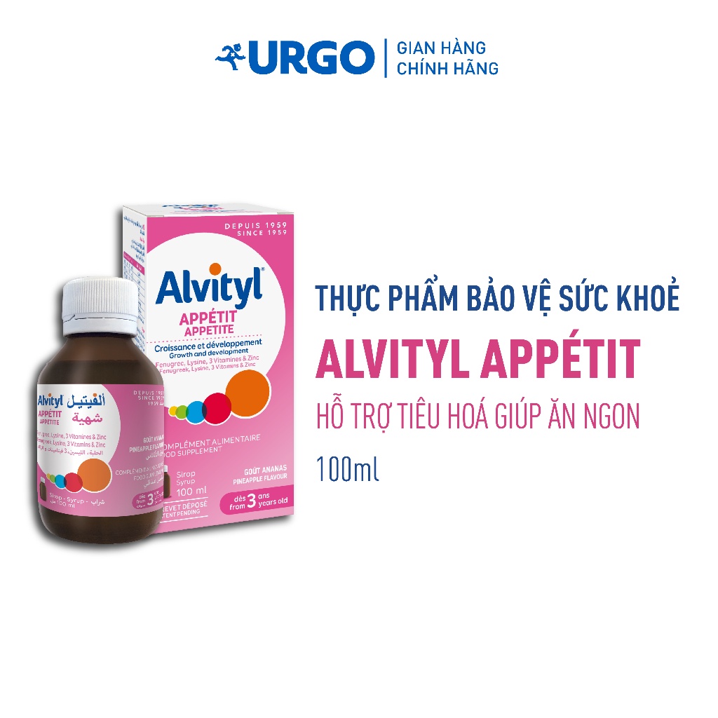 Thực Phẩm Bảo Vệ Sức Khỏe Alvityl Appétit (Hộp 100ml) | Shopee Việt Nam